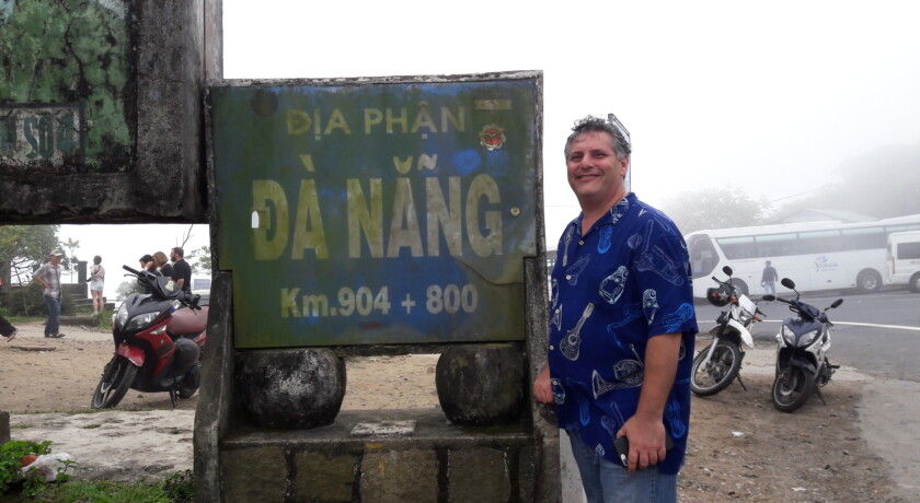 kevin in Hai Van pass frontier bt Hue-danang - Leader in Northern ...