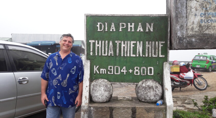 kevin in Hue fronttier - Leader in Northern Vietnam Tours